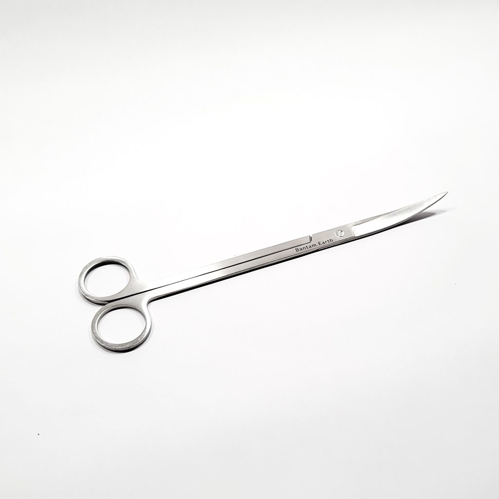 Pro Stainless Steel Curved Scissors | Aquascaping Tool | Bantam.Earth