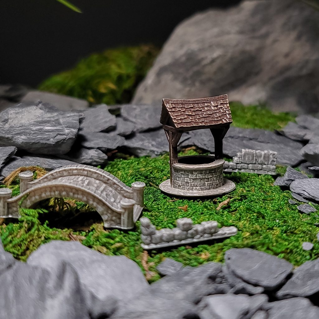 Miniature Wishing Well Terrarium Decor Set | Bantam.Earth