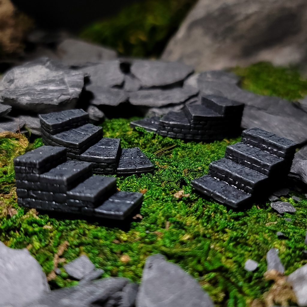 Miniature Stairs "Stone Steps" Terrarium Decor Set | Bantam.Earth