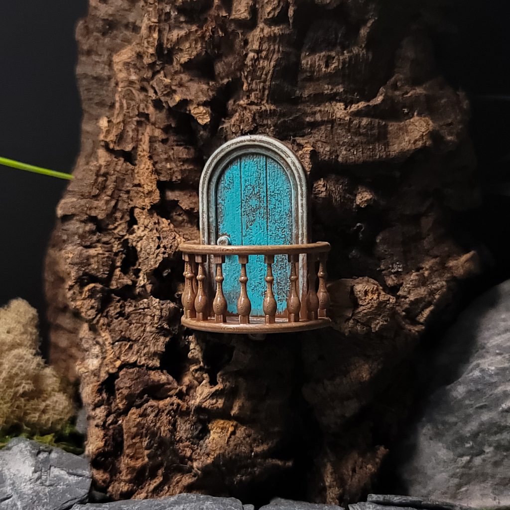 Fantasy Balcony Fairy Door - Terrarium Decor | Bantam.Earth