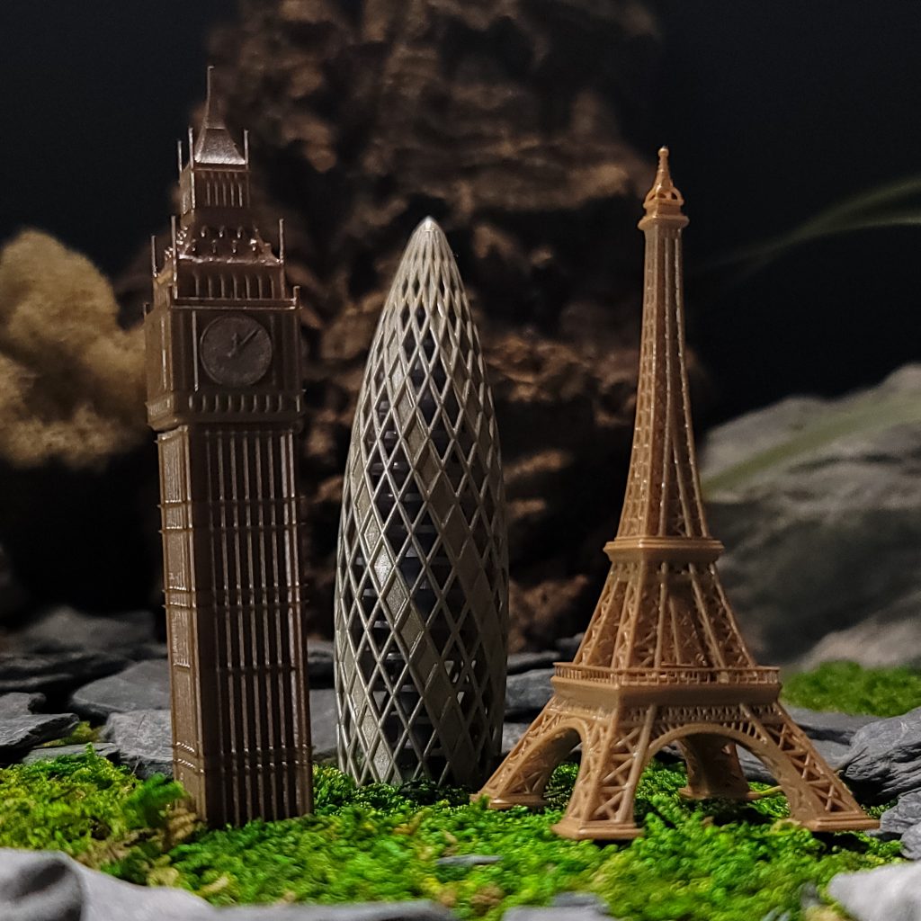 Mini "Europe landmarks" Terrarium Decor Set (3x) | Bantam.Earth