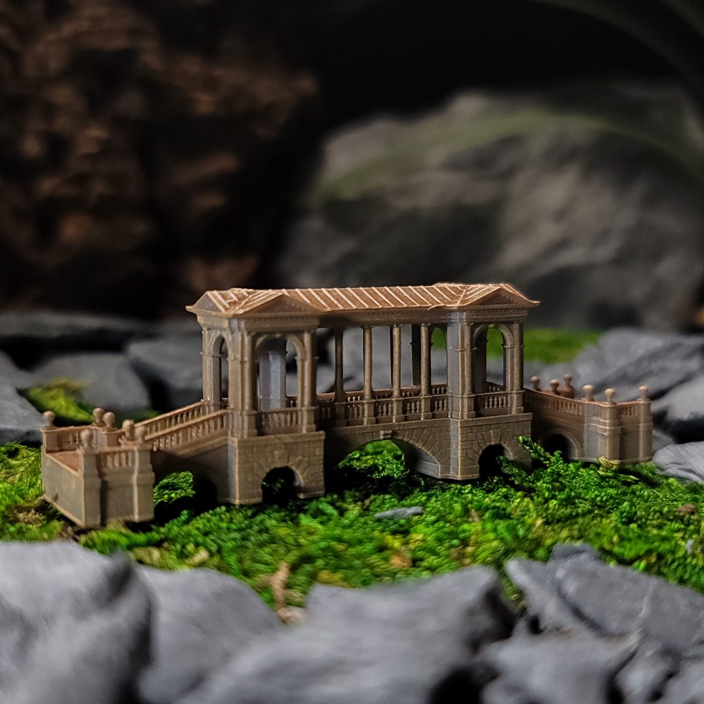 Mini Palladian Bridge Model Terrarium Decor | Bantam.Earth