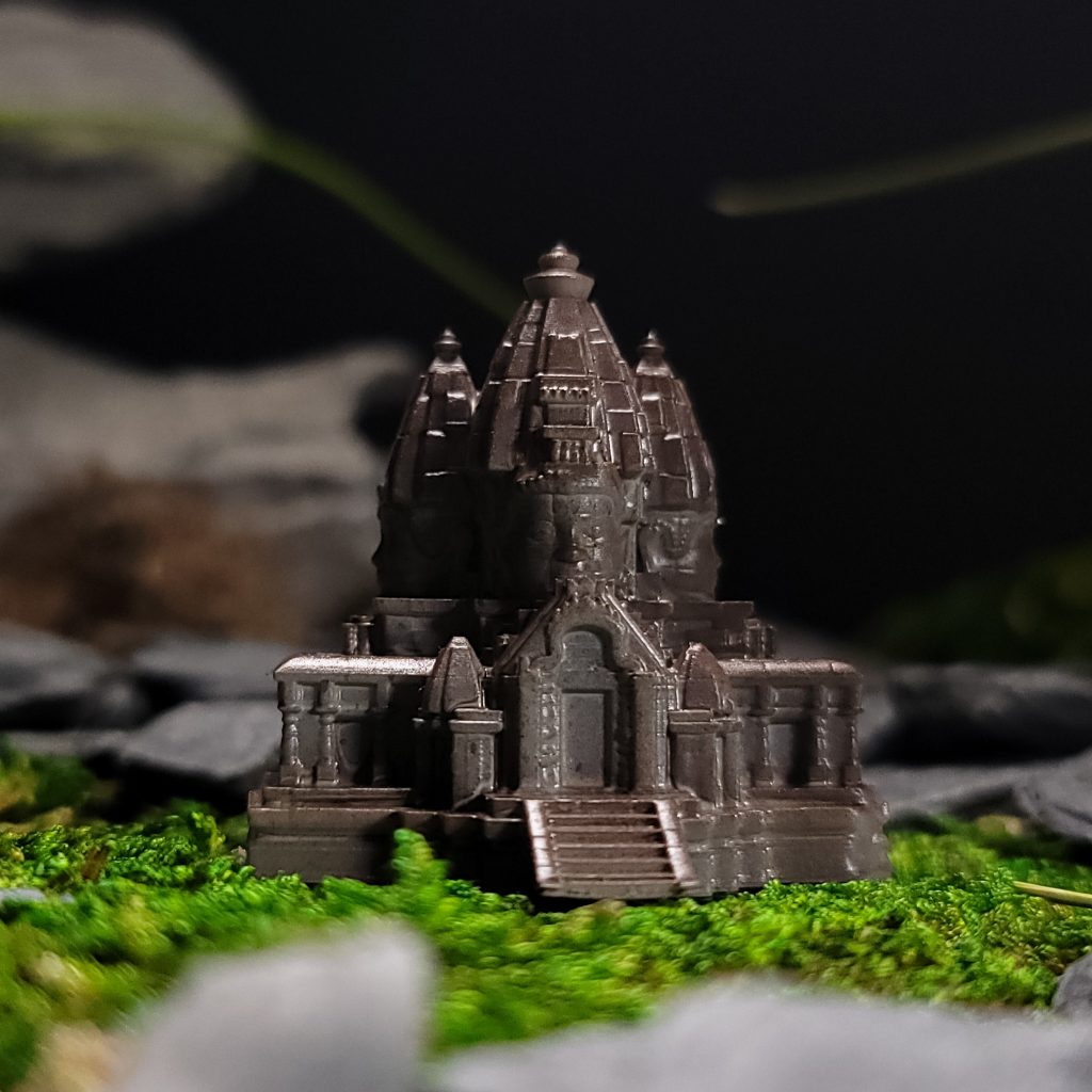 3-Headed Ancient Temple Ruins Terrarium Decor | Bantam.Earth