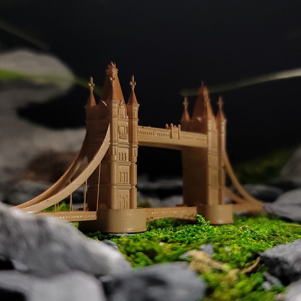 Mini London Tower Bridge Model Terrarium Decor | Bantam.Earth