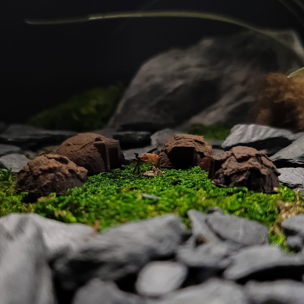 Miniature Mud Hut Village Terrarium Decor Set | Bantam.Earth