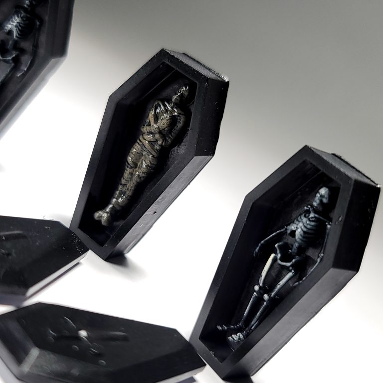 Miniature Coffin Terrarium Decor Set | Bantam.Earth