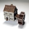 Miniature Stone Watermill (W/ Functioning Wheel) Terrarium Decor