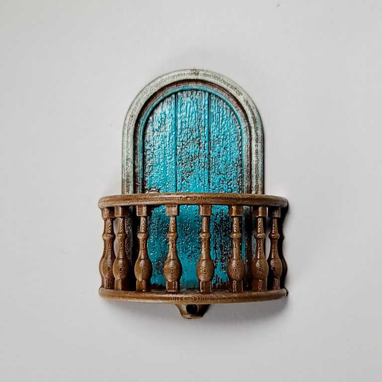 Fantasy Balcony Fairy Door - Terrarium Decor | Bantam.Earth