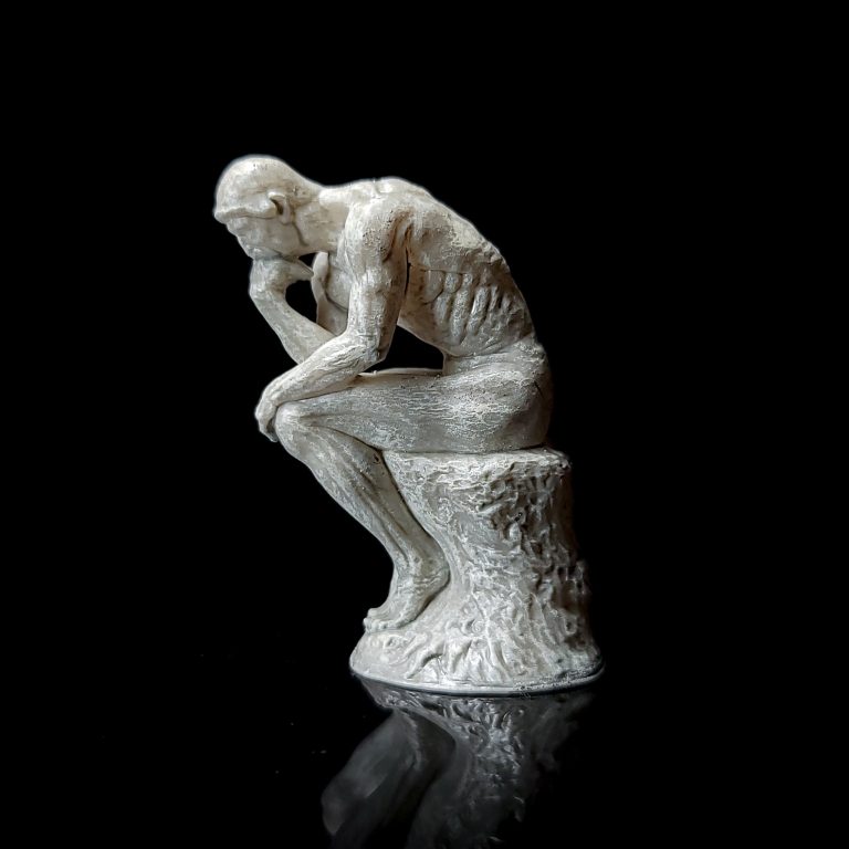 Mini "The Thinker" Statue Terrarium Decor | Bantam.Earth