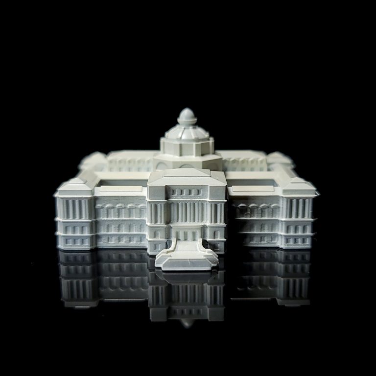 Mini Library Of Congress 3d Model Terrarium Decor | Bantam.Earth