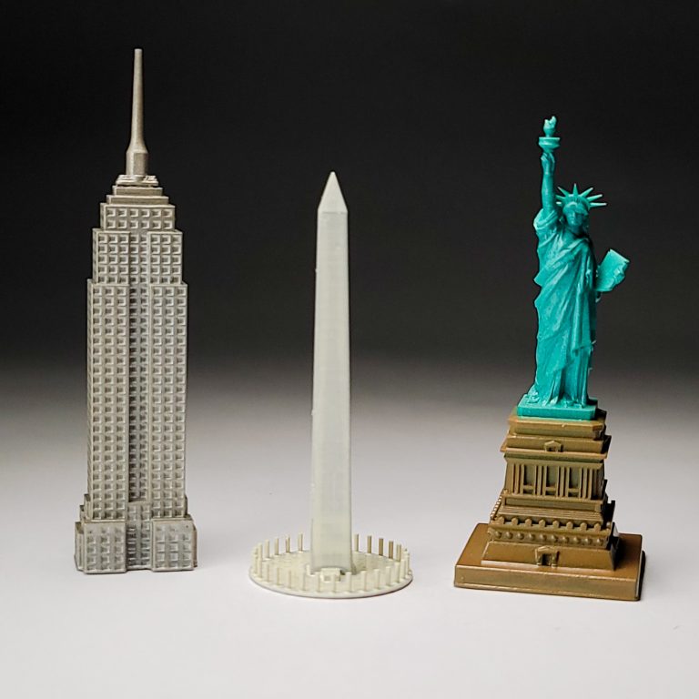 Miniature "US landmarks" Terrarium Decor Set (3x) | Bantam.Earth