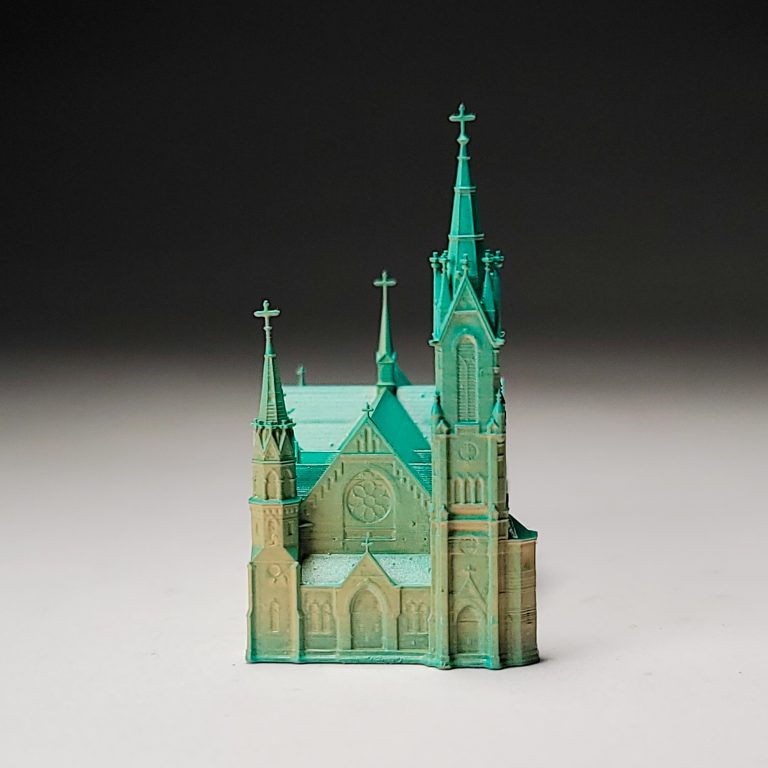 Miniature Gothic Church Model - Terrarium Decor | Bantam.Earth