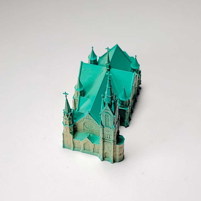 Miniature Gothic Church Model - Terrarium Decor | Bantam.Earth