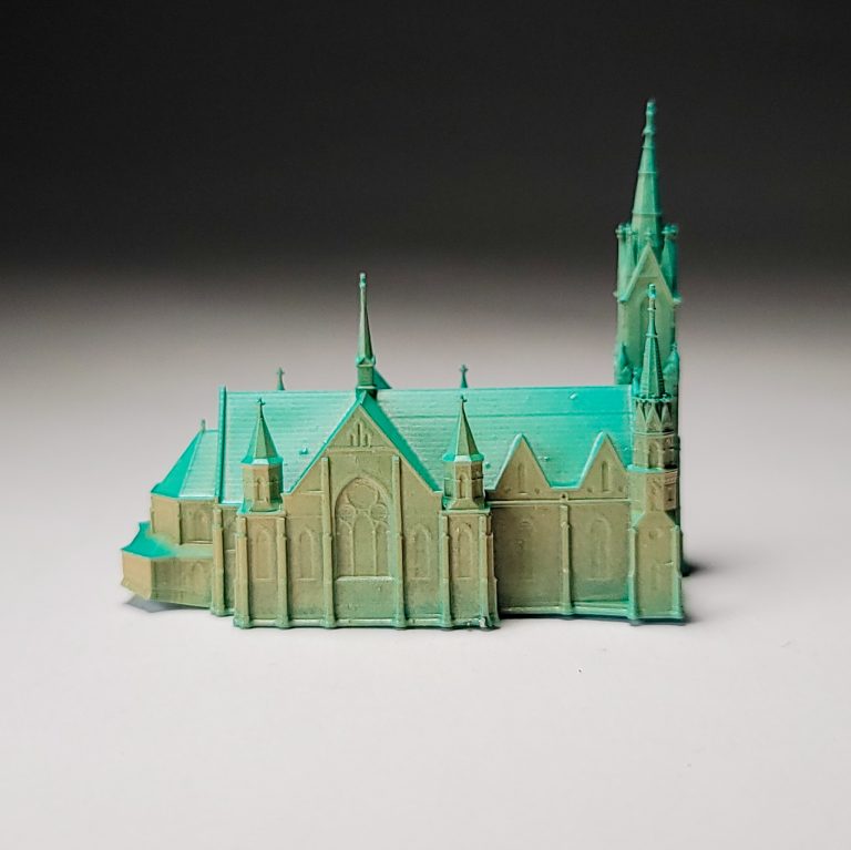 Miniature Gothic Church Model - Terrarium Decor | Bantam.Earth