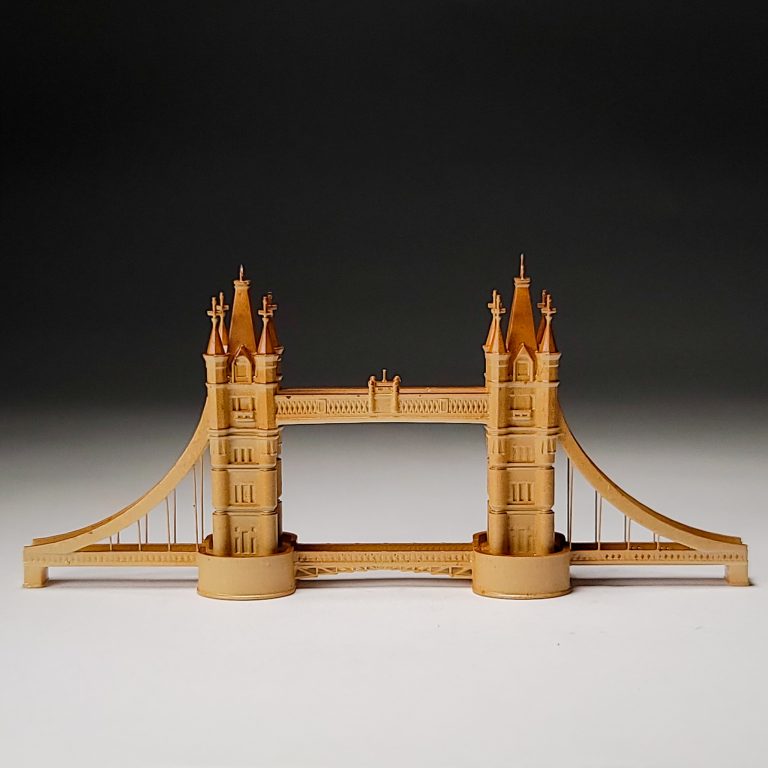 Mini London Tower Bridge Model Terrarium Decor | Bantam.Earth