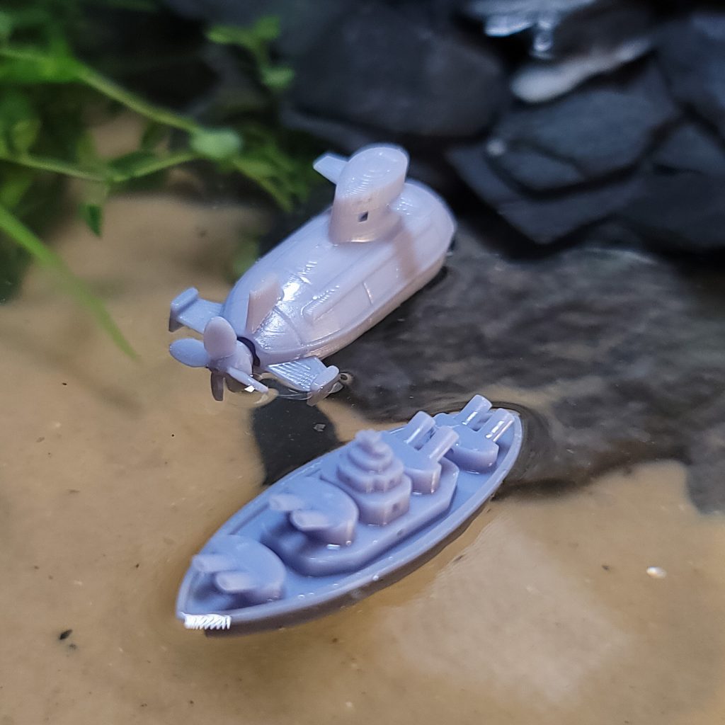 Floating Navy Boats For Fish Tanks | Bantam.Earth