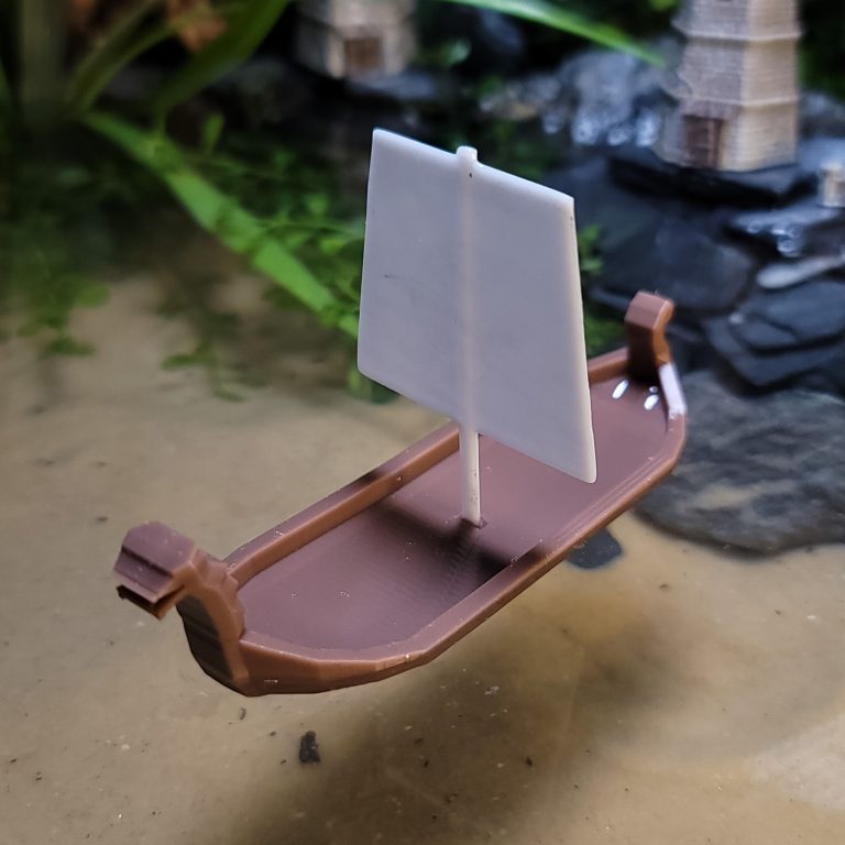 Mini Floating Aquarium Viking Ship | Bantam.Earth