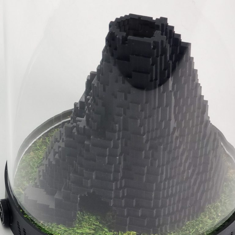 Miniature Block Volcano Decor Insect Hideout | Bantam.Earth