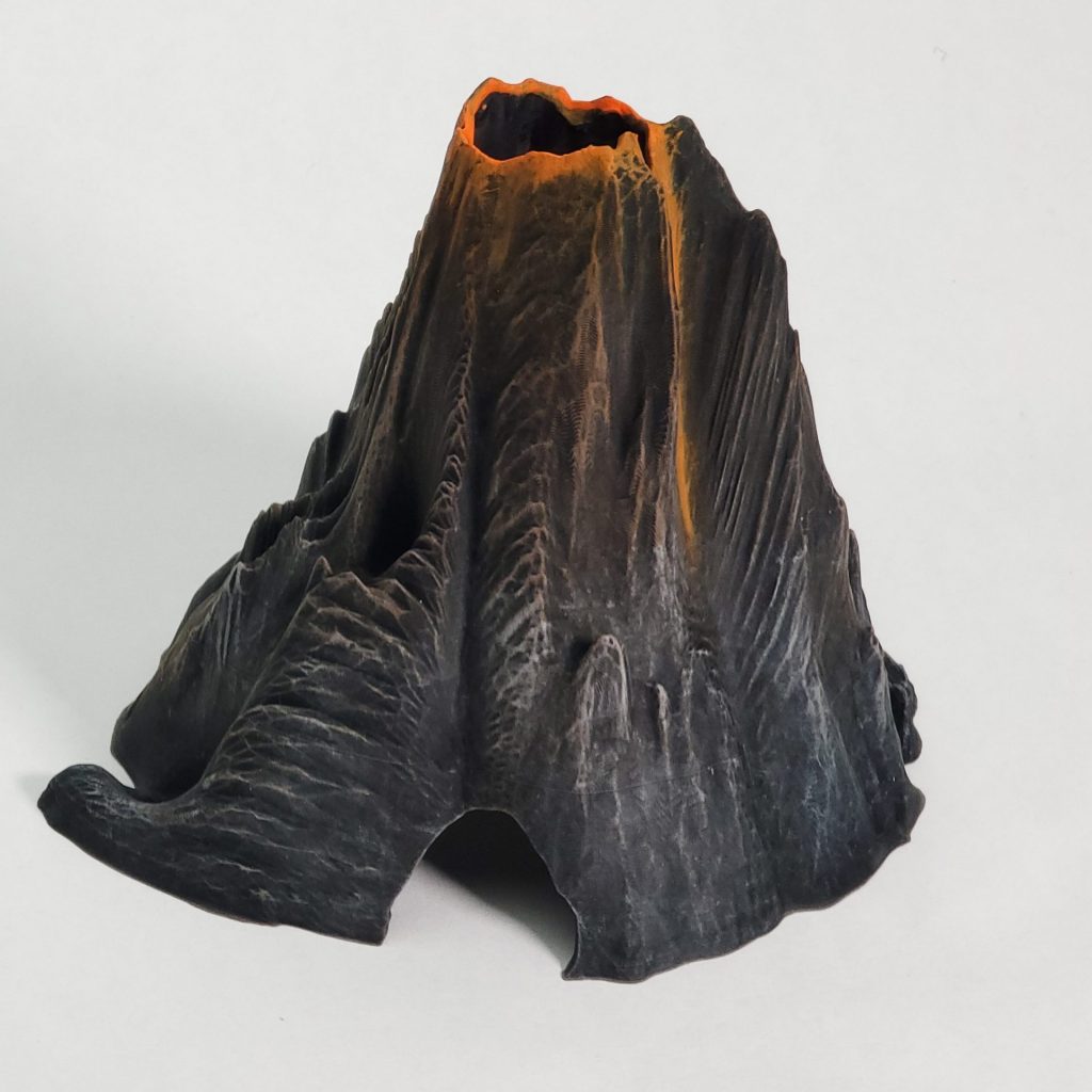 Miniature Volcano Decor Insect Hideout | By Bantam.Earth