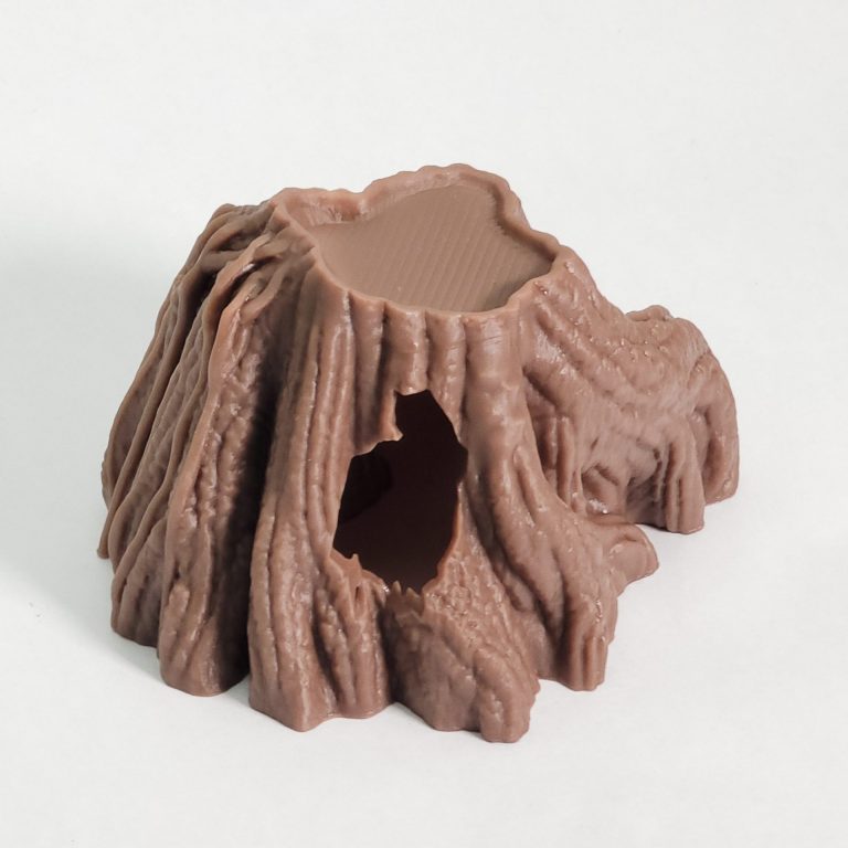 Miniature Tree Stump Decor Insect Hideout | By Bantam.Earth