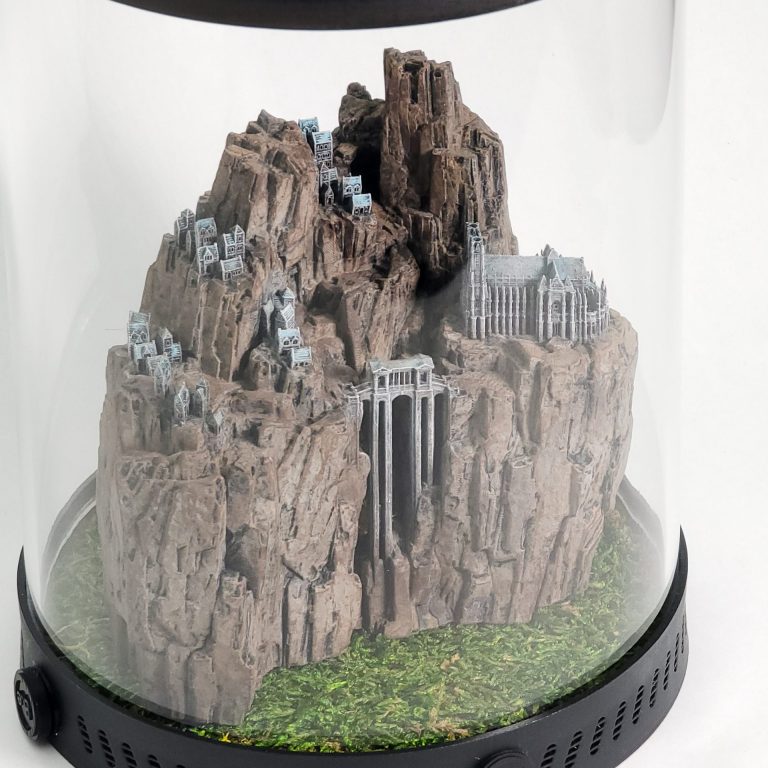 Medieval Village Mountain | Waterfall Decor For Terrariums