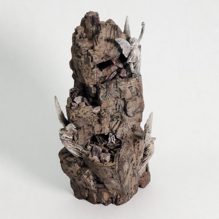 Angelic Fountain | Miniature Waterfall Decor For Terrariums