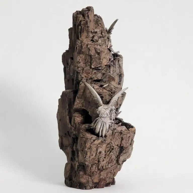 Angelic Fountain | Miniature Waterfall Decor For Terrariums