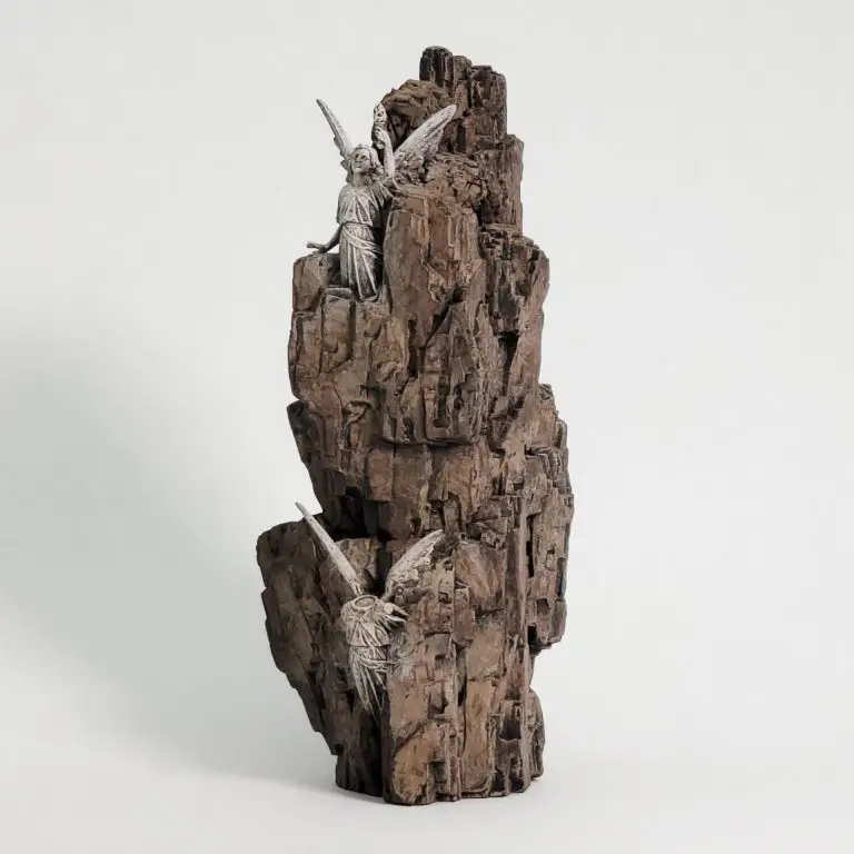 Angelic Fountain | Miniature Waterfall Decor For Terrariums
