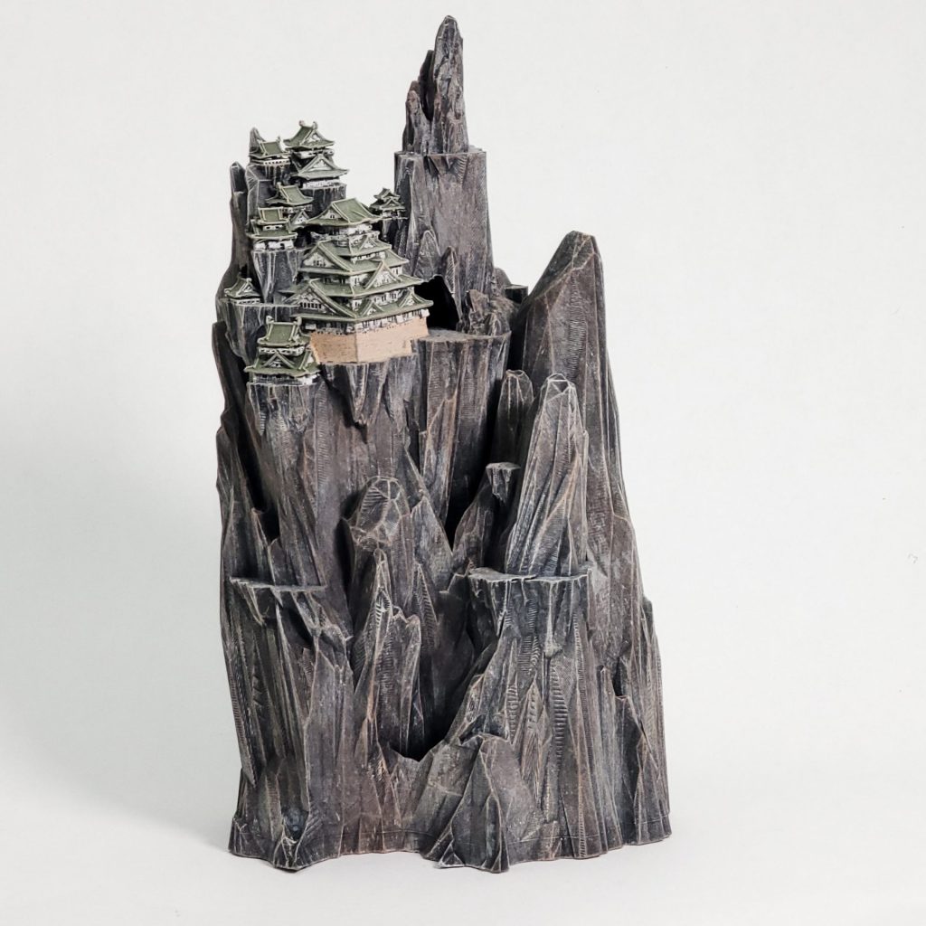 Japanese Castle Cliff | Mini Waterfall Decor For Terrariums